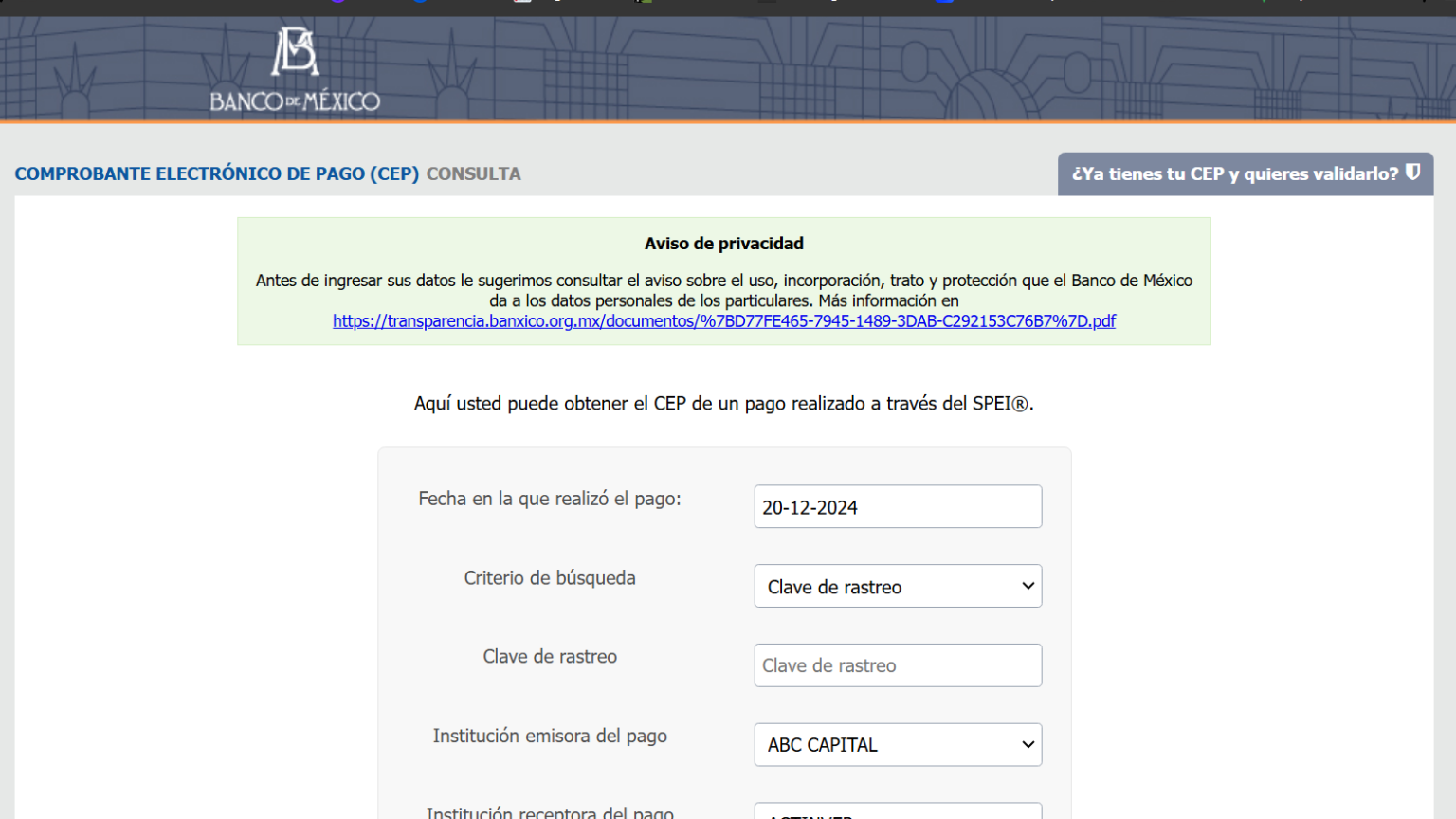 Cómo Rastrear una Transferencia SPEI de Cualquier Banco en México